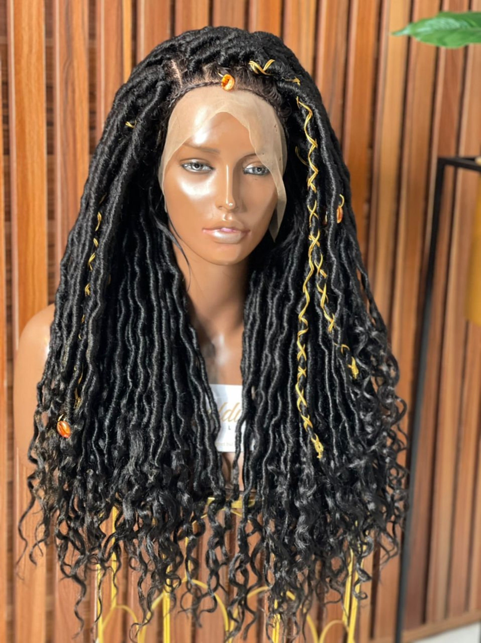 Goddess Locs Wig, Messy Locs, Distress Locs Wig, Dread Loc Wig, Faux ...