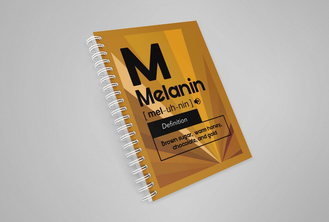 Melanin Notebook Black Girl Journal Made With 100% Recycled Paper, Wire ...