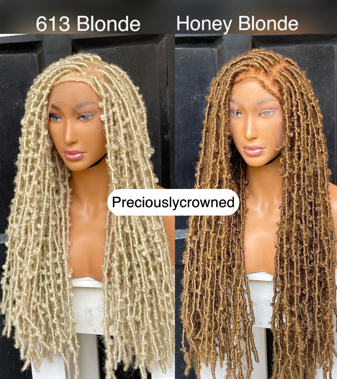 Butterfly Locs Wig, Distress Locs, Faux Locs, Boho Locs, Bohemian Locs ...