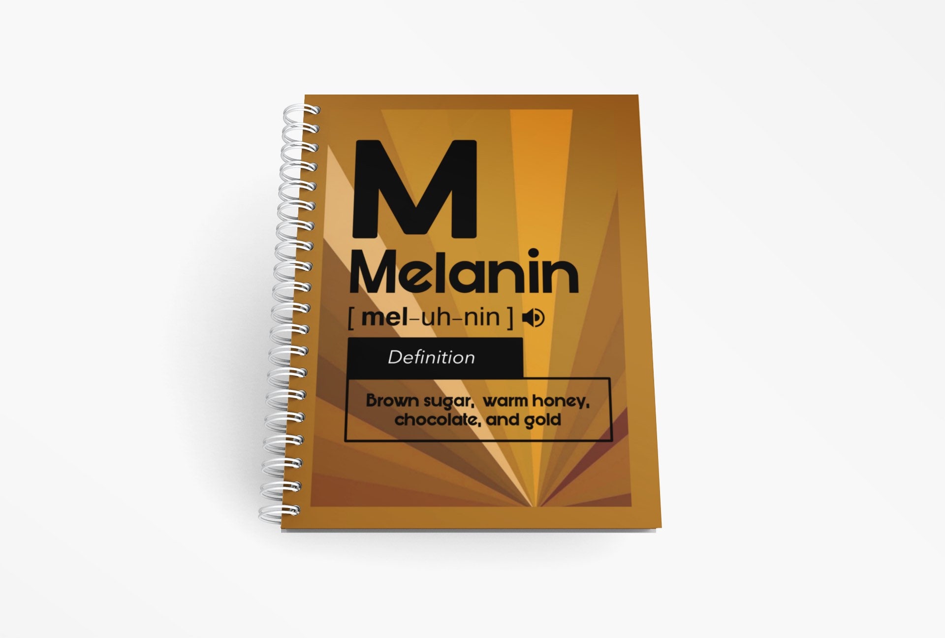 Melanin Notebook Black Girl Journal Made With 100% Recycled Paper, Wire ...