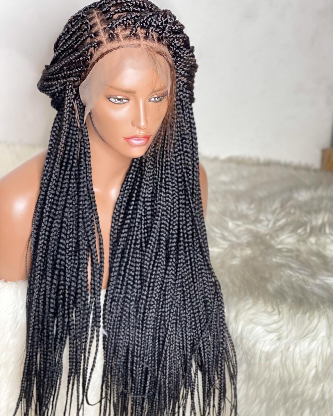 Jumbo Box Braid Wig, Large Box Braid Wig, Box Braided Wig, Jumbo Braids ...