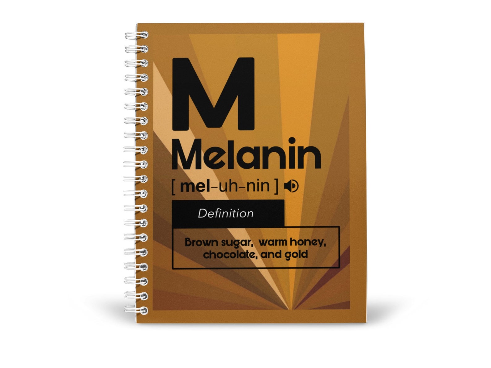 Melanin Notebook Black Girl Journal Made With 100% Recycled Paper, Wire ...