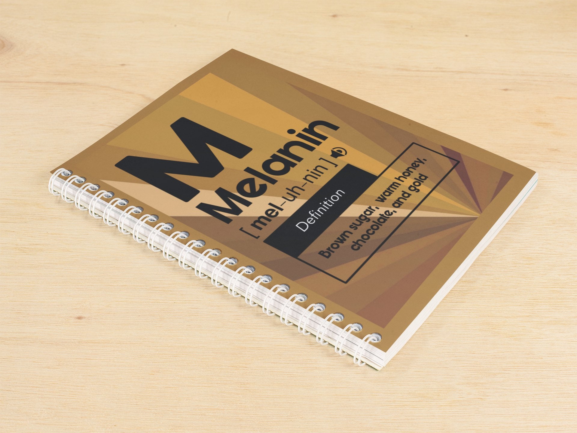 Melanin Notebook Black Girl Journal Made With 100% Recycled Paper, Wire ...