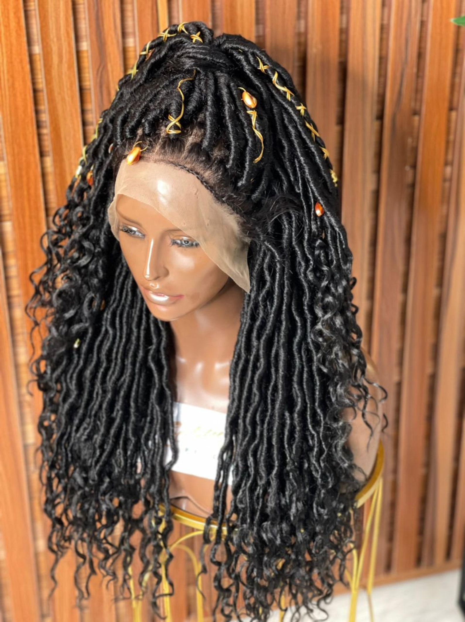 Goddess Locs Wig, Messy Locs, Distress Locs Wig, Dread Loc Wig, Faux ...