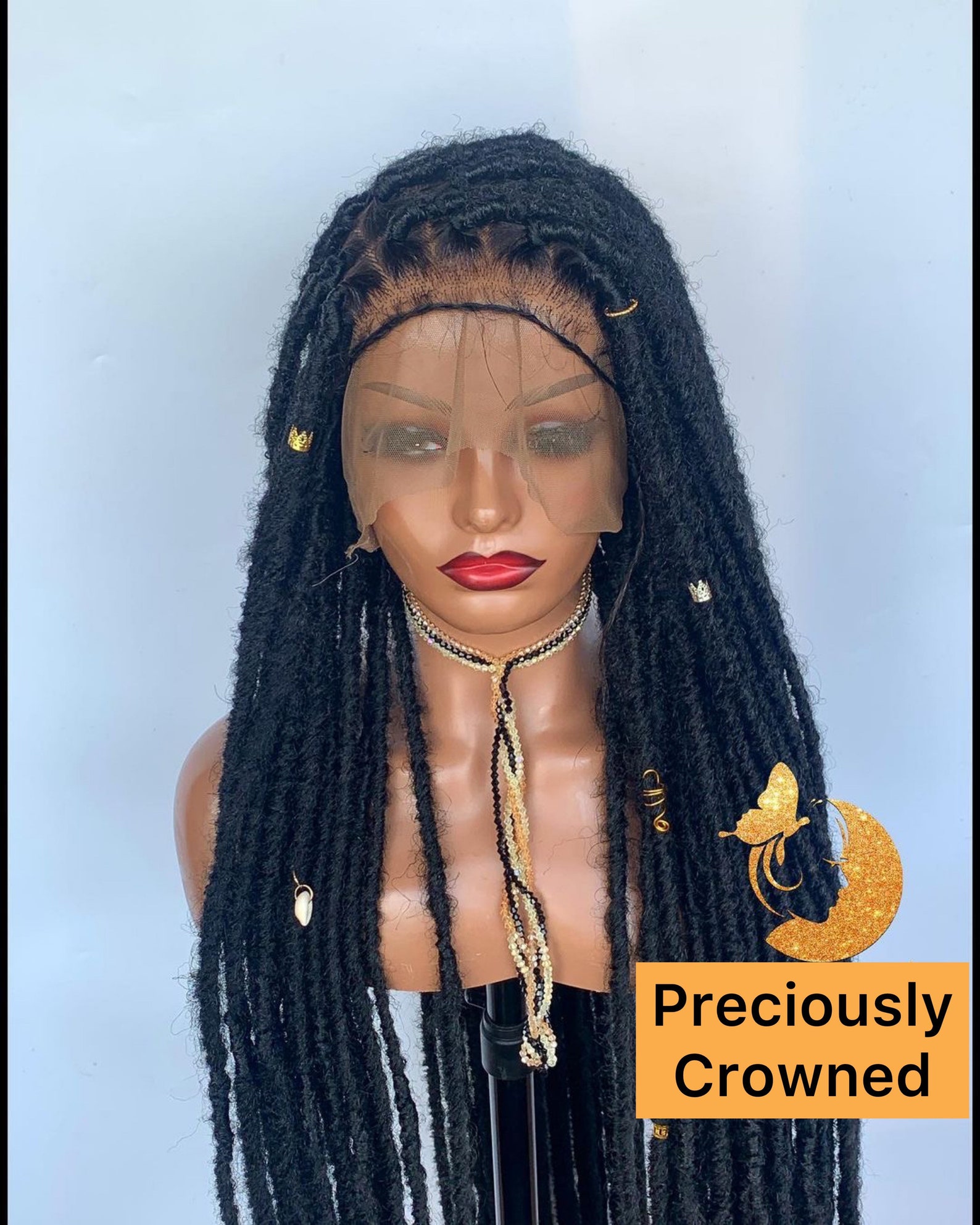 Faux Locs Wig, Locs Wig, Dread Locs, Rasta Locs Wig, Butterfly Locs ...