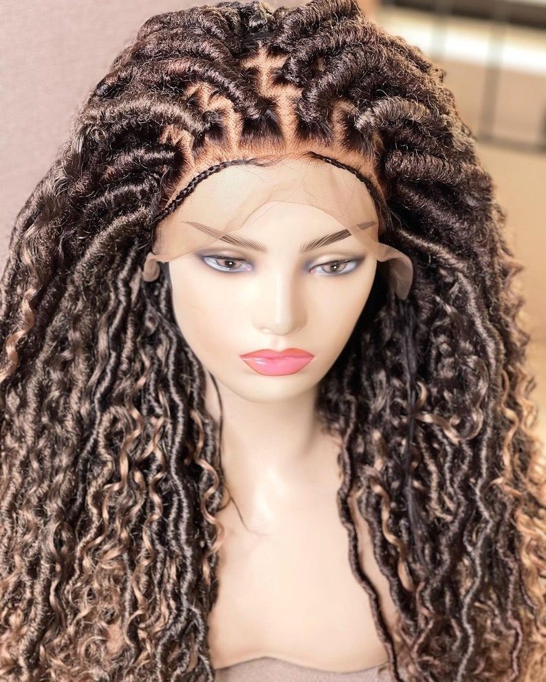 Goddess Fauxlocs Wig, Messy Locs, Distressed Loc Wig, Dread Loc Wig ...