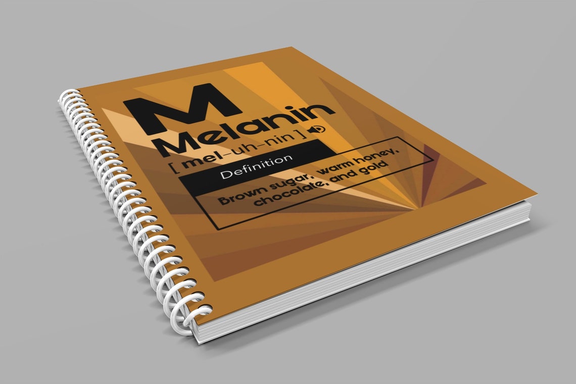 Melanin Notebook Black Girl Journal Made With 100% Recycled Paper, Wire ...