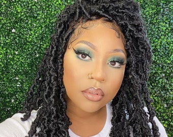 Butterfly Locs Messy Locs Texture Locs Wigs for Black Women Natural ...