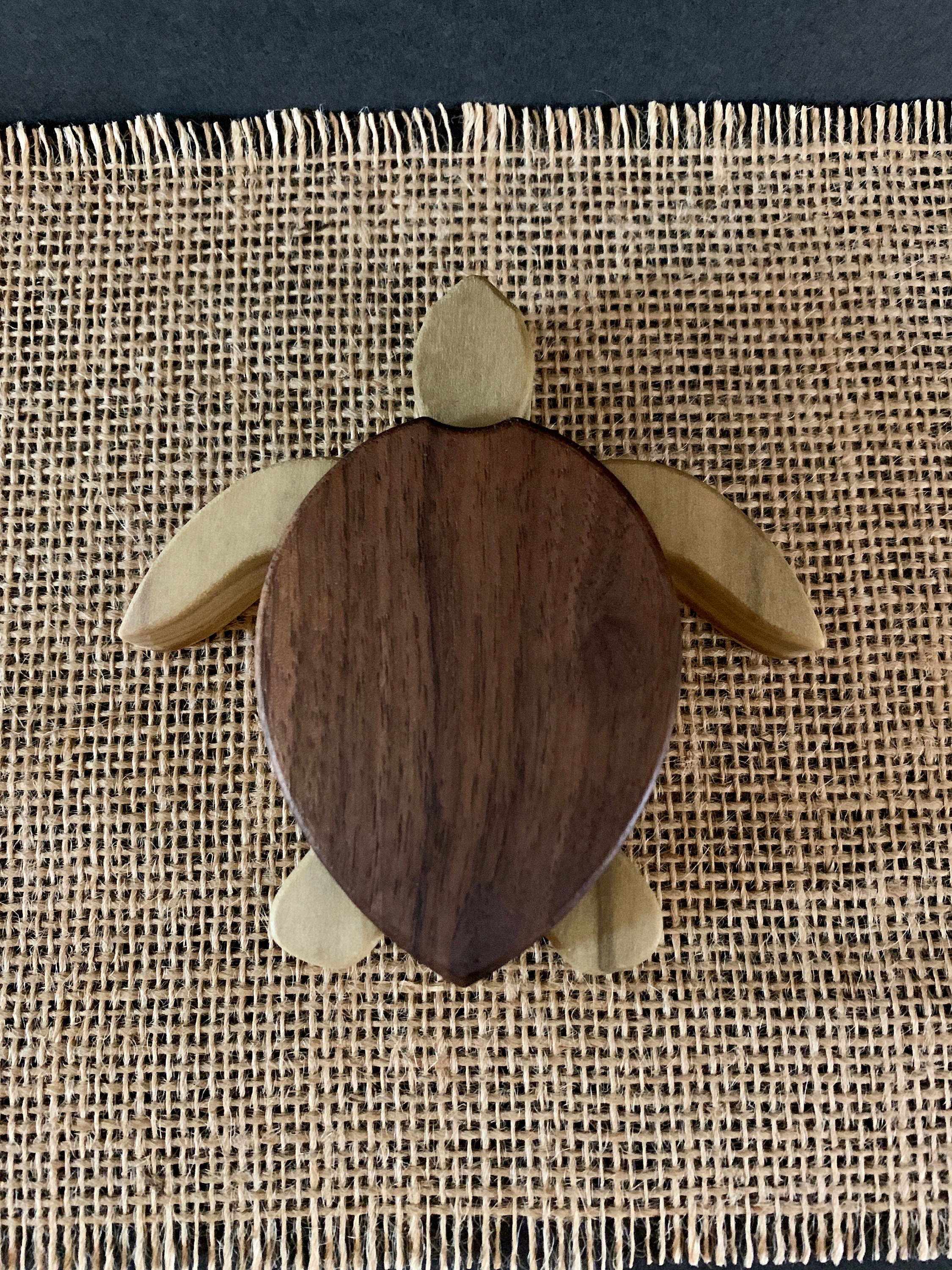 Turtle Jewelry Trinket Keepsake Gift Box Black Walnut Poplar Wood - Etsy UK