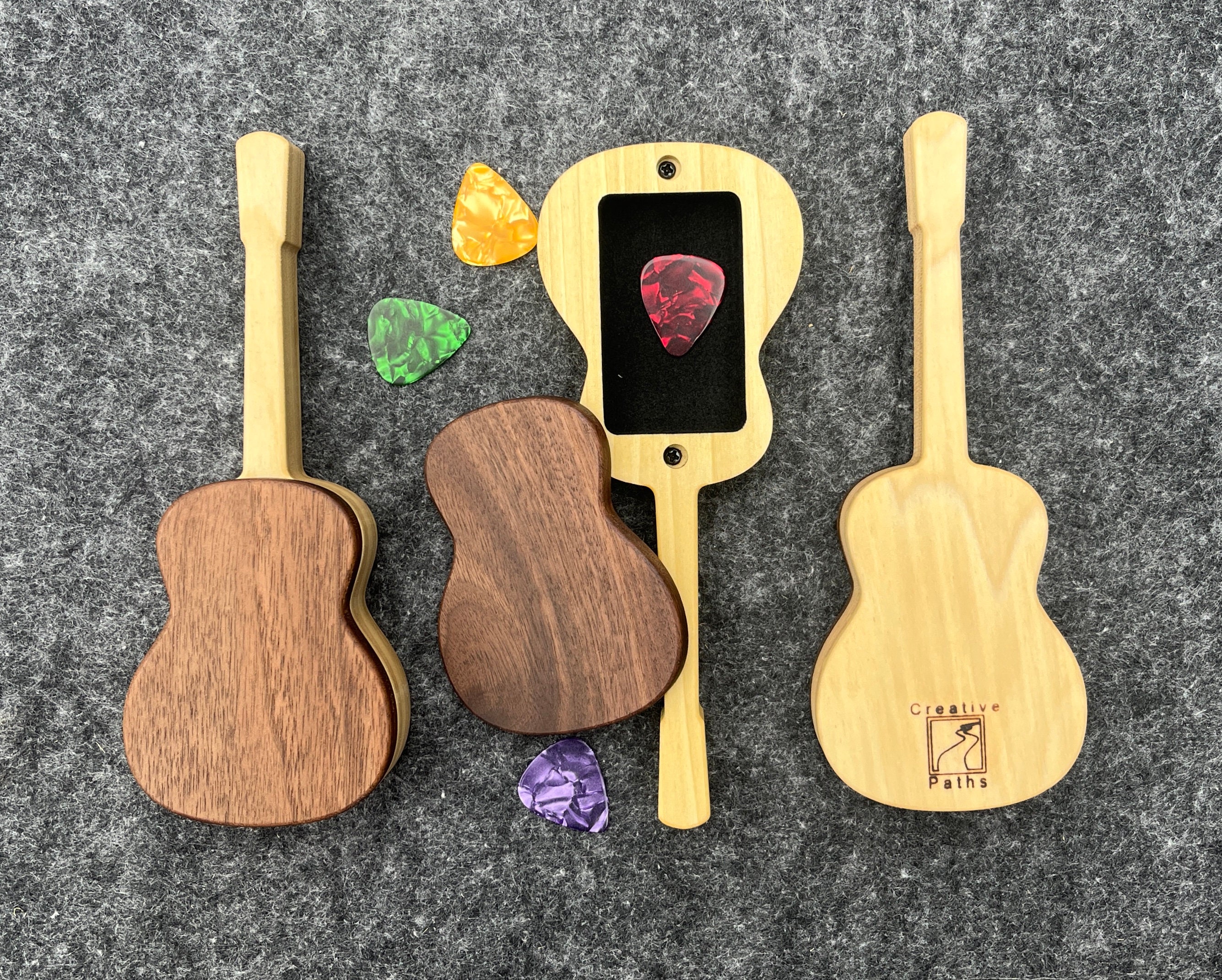 Appalachian Music Wooden Pick Trinket Box Collection - Banjo, Fiddle ...