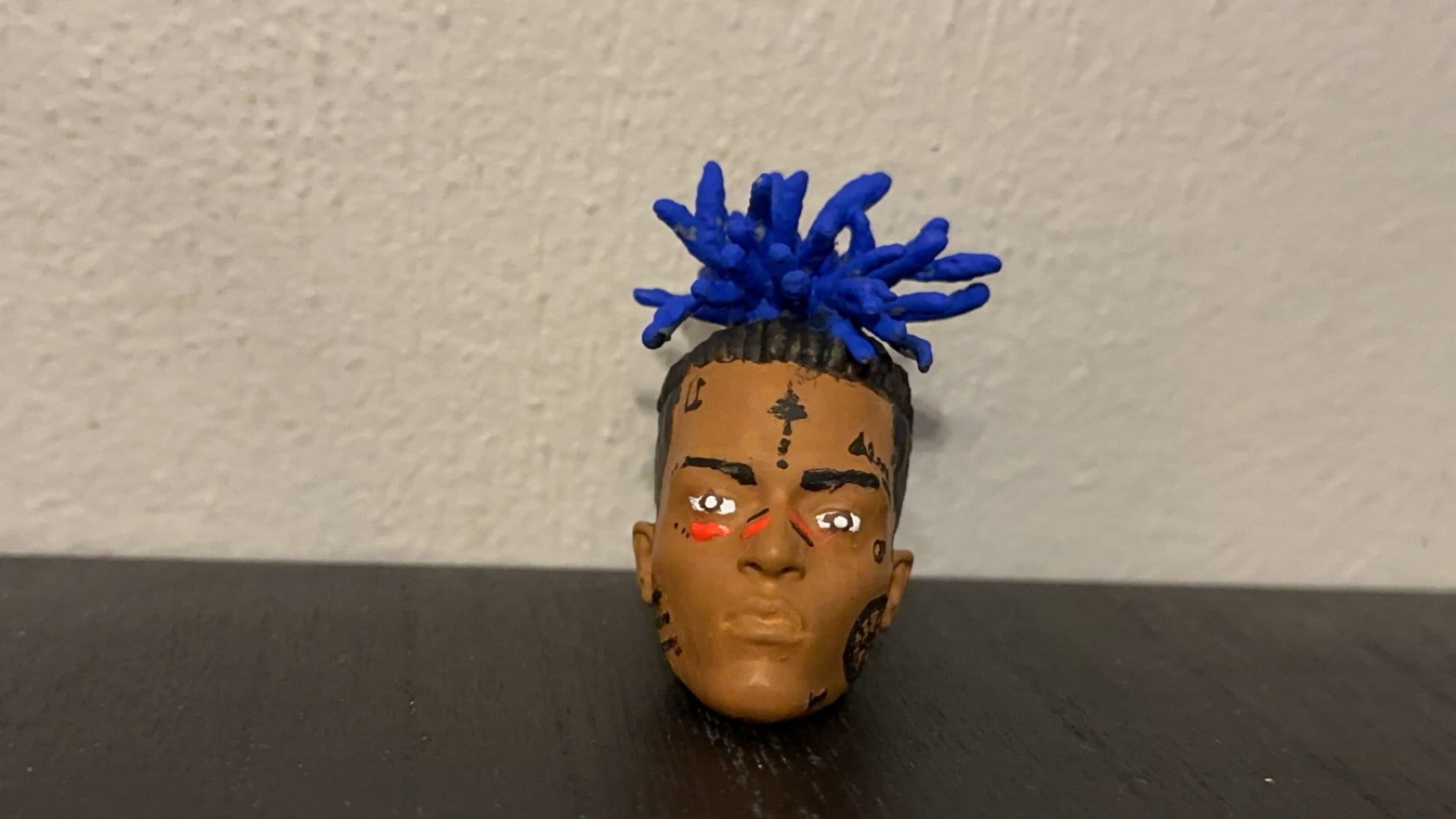 Xxxtentacion 1/6 Scale Figure Head - Etsy