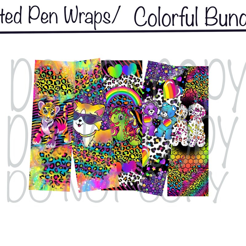 Lisa Frank Pen Wrap - Etsy