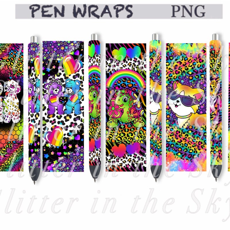 Lisa Frank Pen Wrap - Etsy