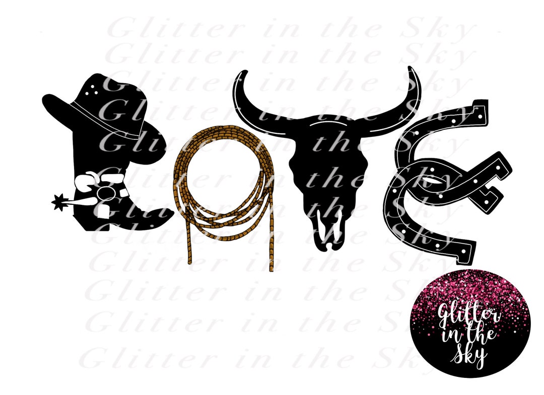Ranch PNG Cowboy Love Png High Resolution Sublimation - Etsy