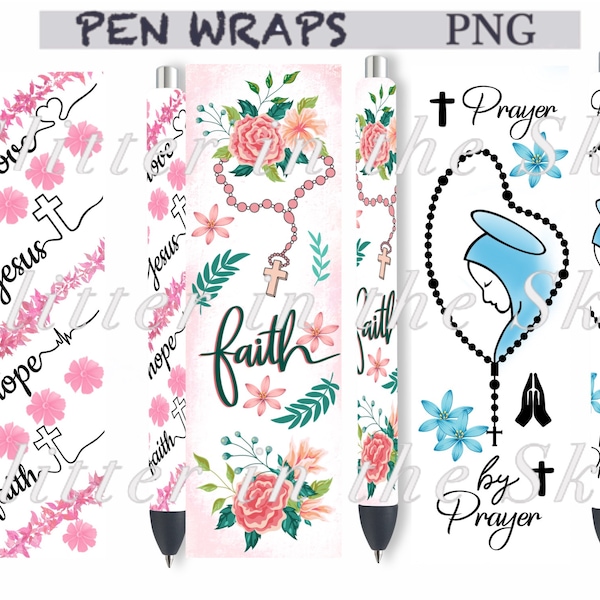 Religious Epoxy Pen - Etsy