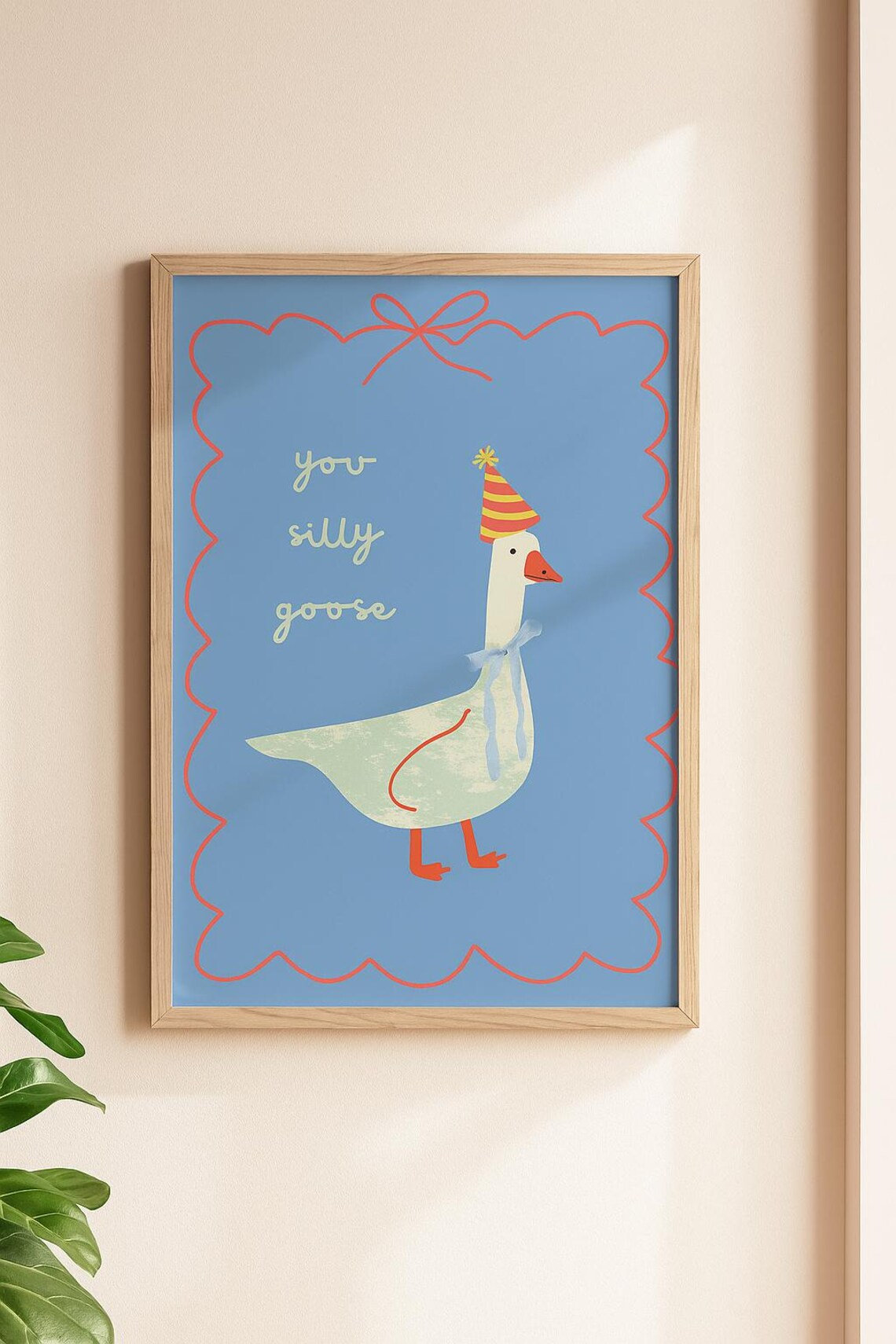 Silly Goose Nursery Print: Kids Room Decor (digital Download) - Etsy