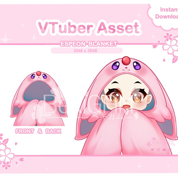 Vtuber Blanket Assets - Etsy
