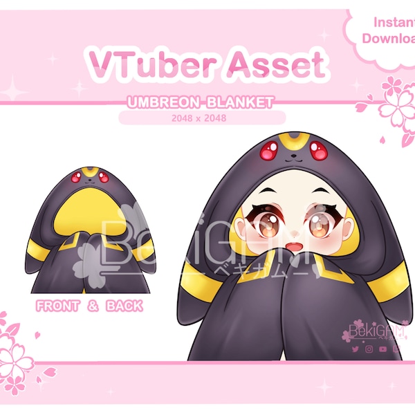 Vtuber Assets Blanket - Etsy