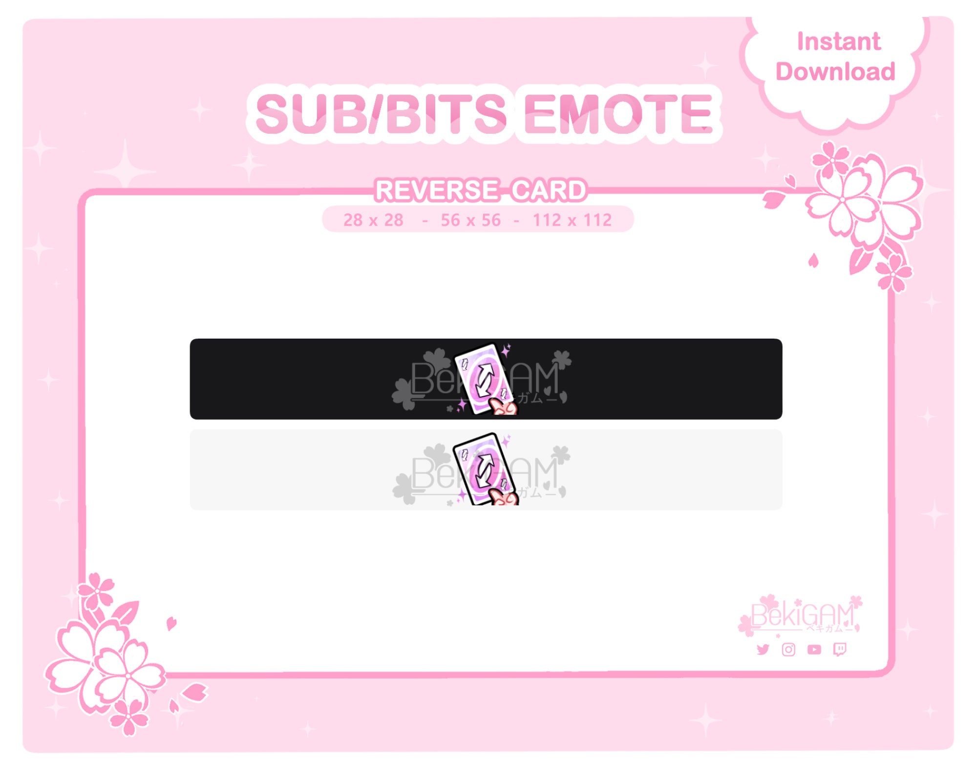 Reverse Uno Card Emote for Twitch / Discord / Streamer Emotes - Etsy