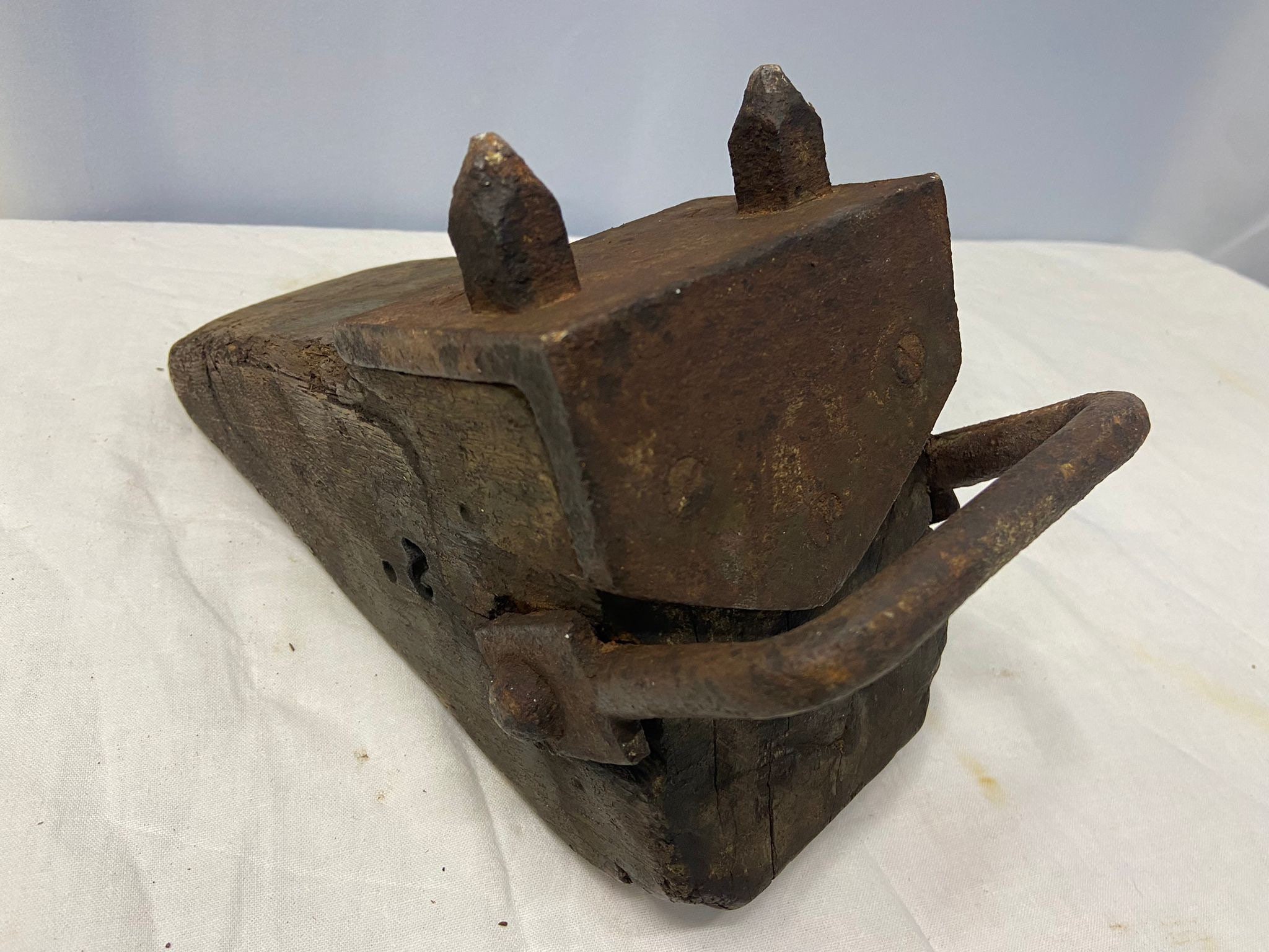 60 vintage Ancient rare Wedge for vintage cars wood and iron years 50 ...