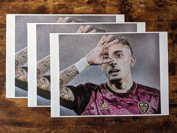 Raphinha Pencil Drawing Print - Etsy