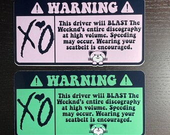 Oxcy the Weeknd - Etsy