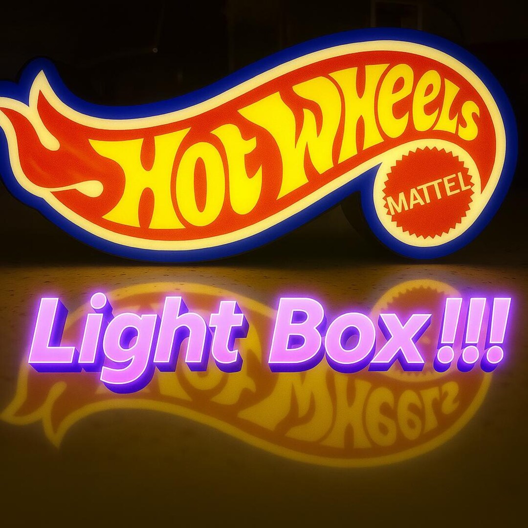 Hot Wheels LED Light Box: 3D Printed Dimmable Display - Etsy