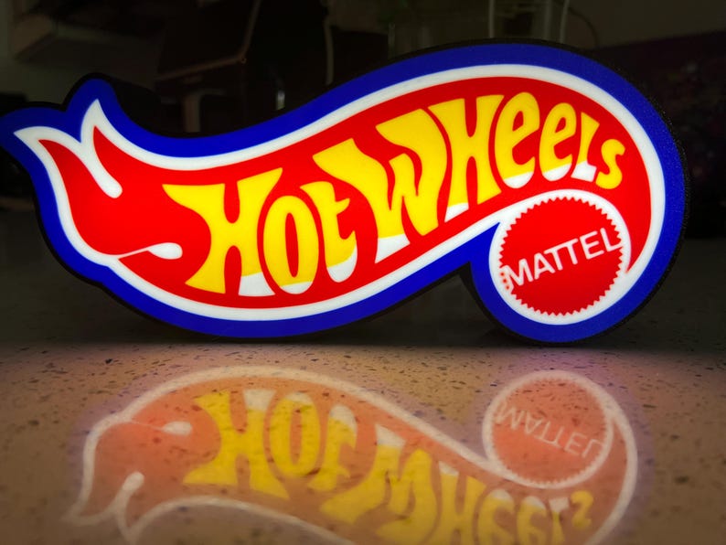 Hot Wheels LED Light Box: 3D Printed Dimmable Display - Etsy