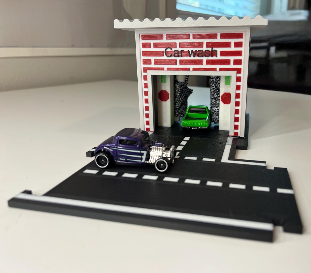 1/64 Scale Car Wash Diorama: 3D Printed Diecast Display - Etsy