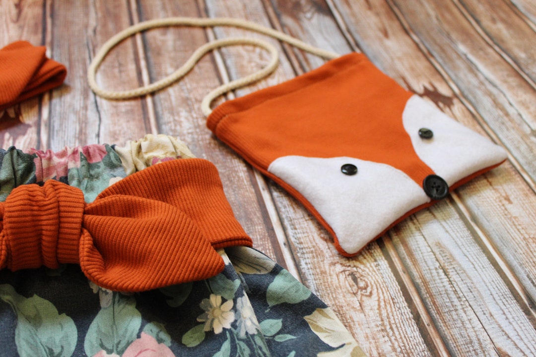Fox Pocket PATTERN & TUTORIAL Beginner DIY /bag Sewing Pattern/kids ...
