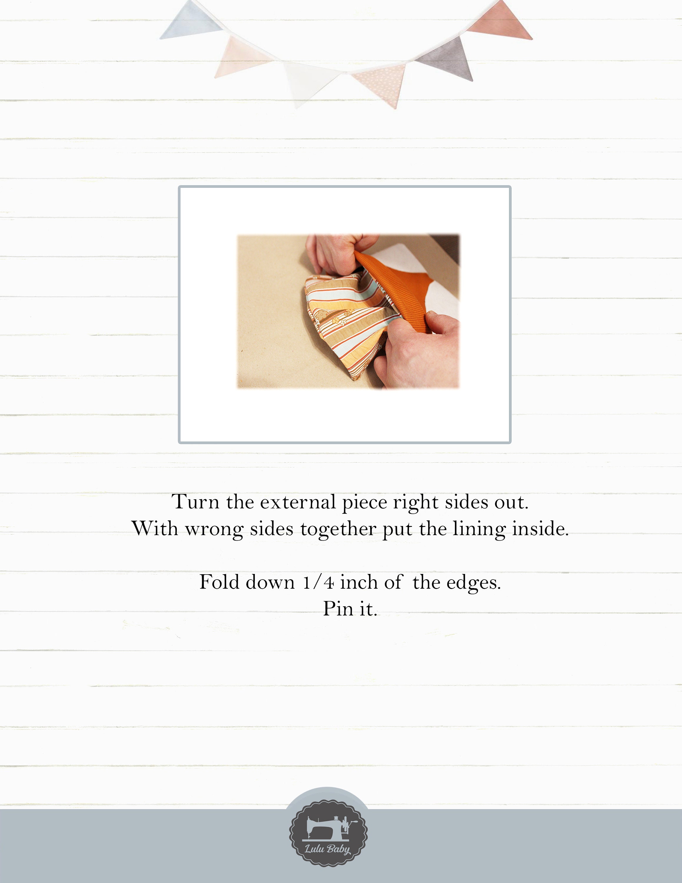 Fox Pocket PATTERN & TUTORIAL Beginner DIY /bag Sewing Pattern/kids ...