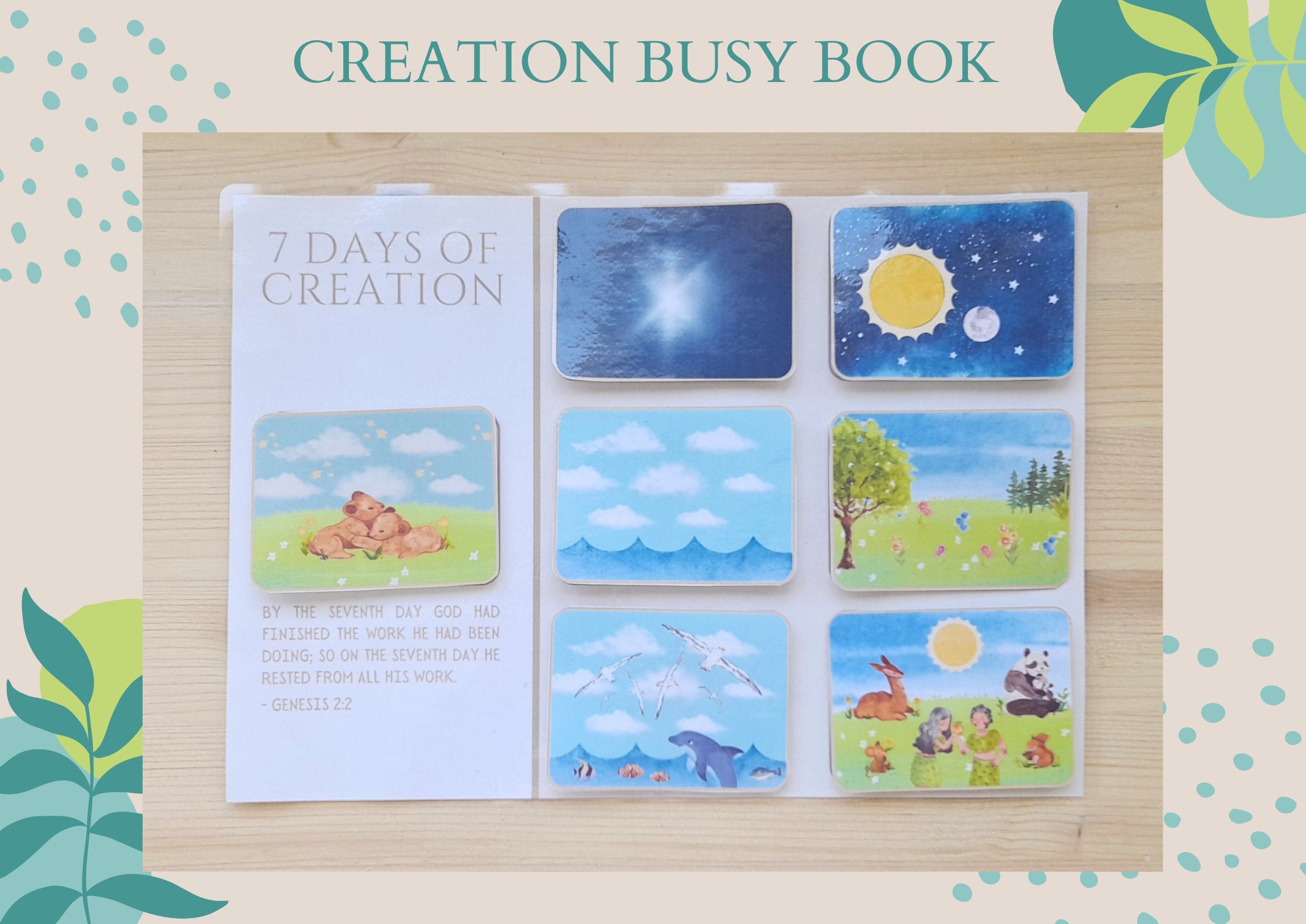 Montessori Printable Toddler Activity Creation Pre-k Busy Book ...