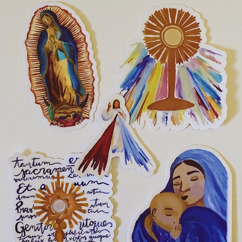 Catholic Sticker Bundle - Etsy