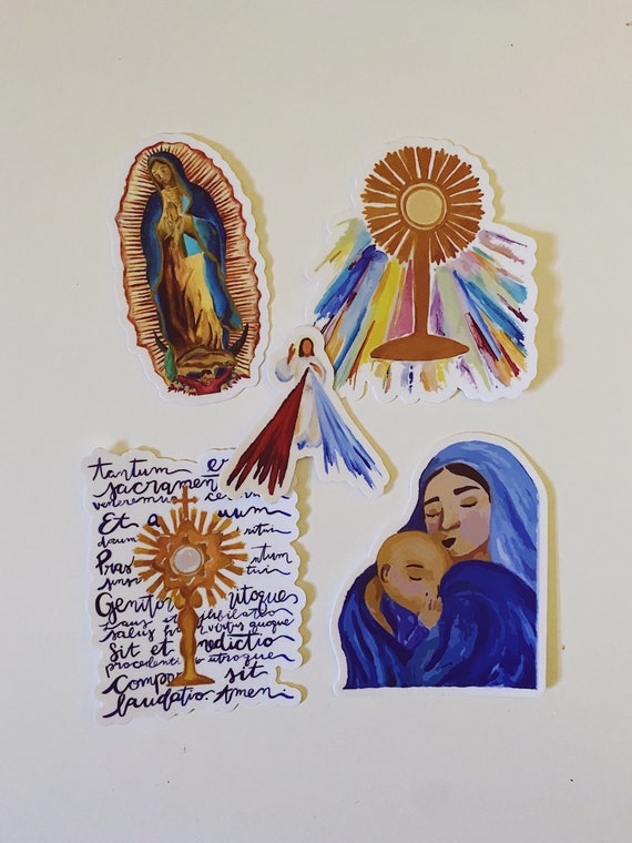 Catholic Sticker Bundle - Etsy