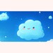 Twitch Banner| Twitch Background| Blue Clouds in Clear Sky| Multicolor ...