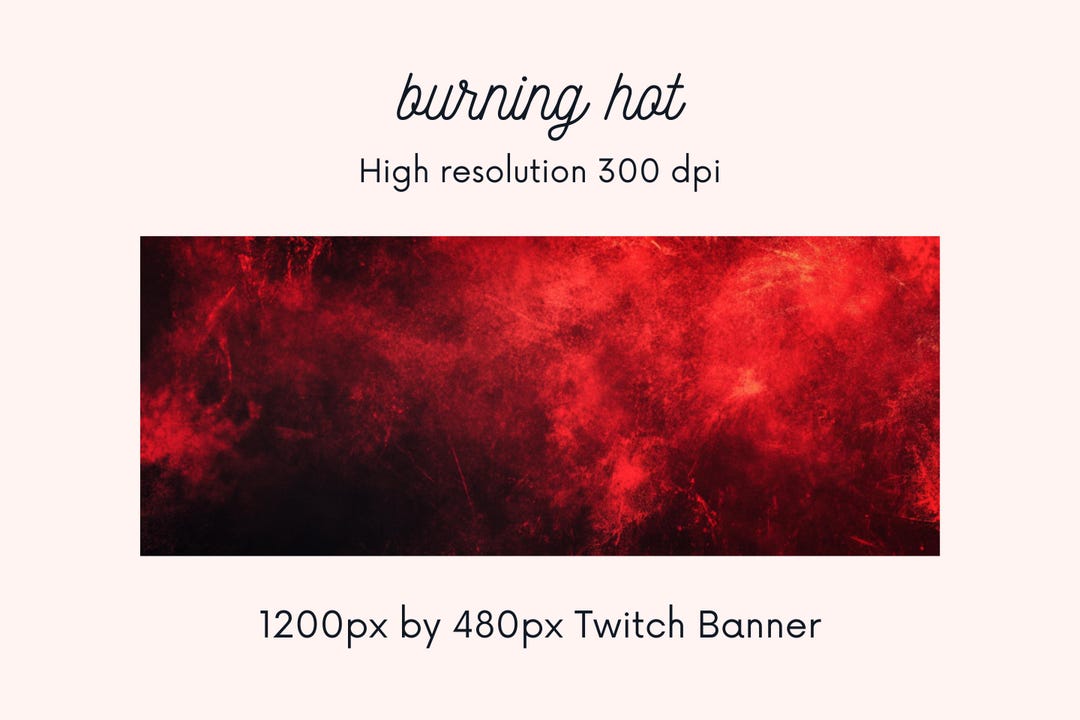 Red Twitch Banner| Twitch Background| | Twitch Profile |thunderstormy ...