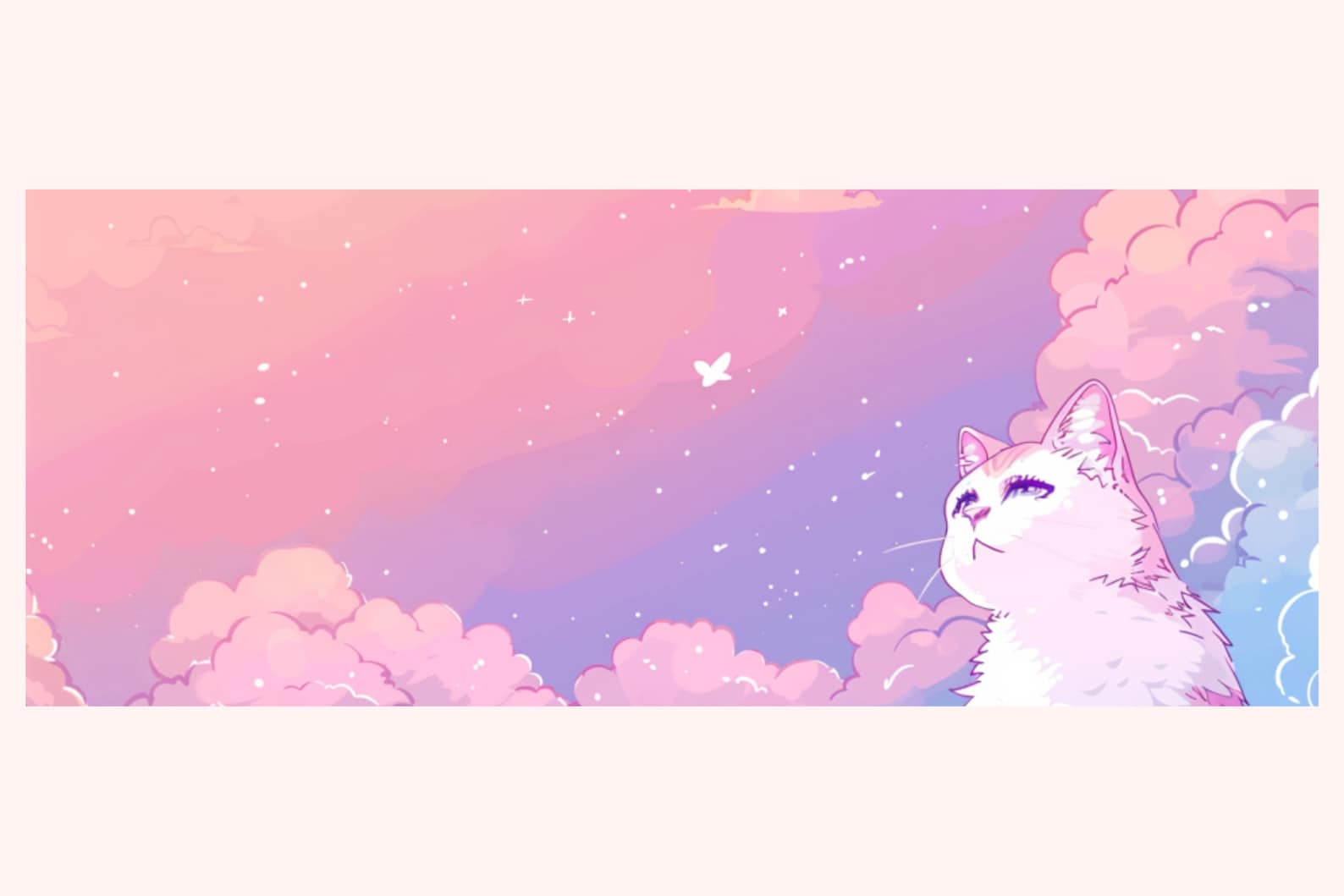 Cat Cute Twitch Banner Background Twitch Profile thunderstormy View ...