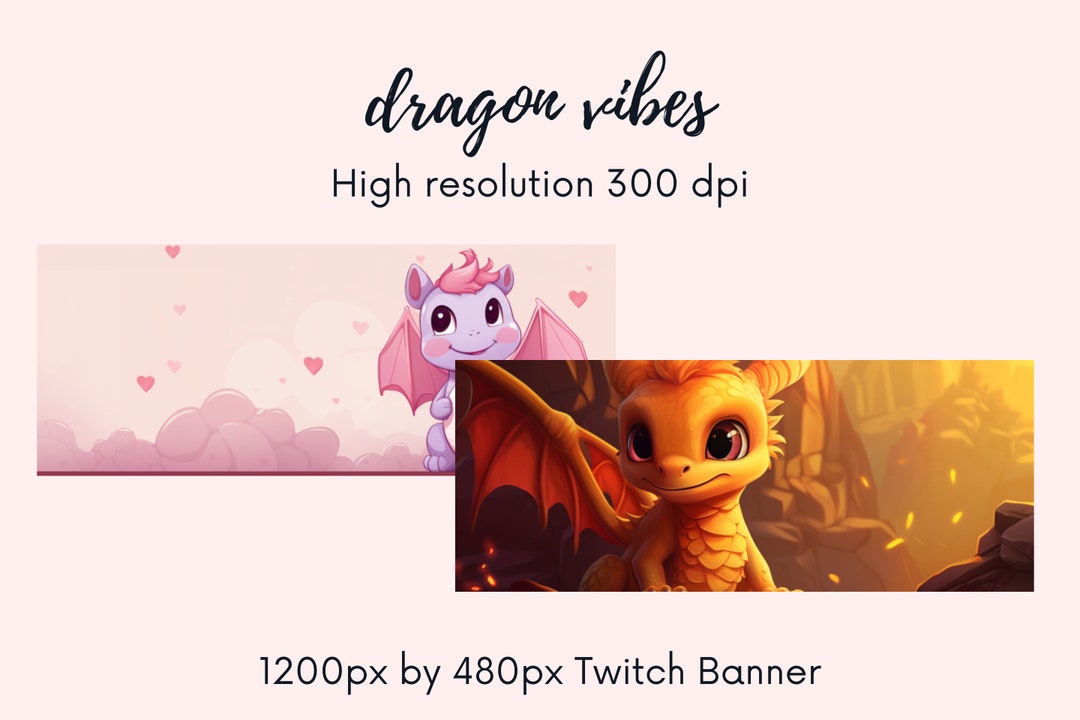 Dragon Twitch Banner Twitch Background Twitch Profile - Etsy