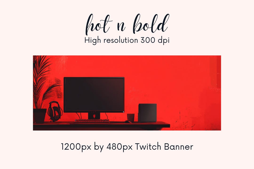 Red Twitch Banner| Twitch Background| | Twitch Profile |thunderstormy ...