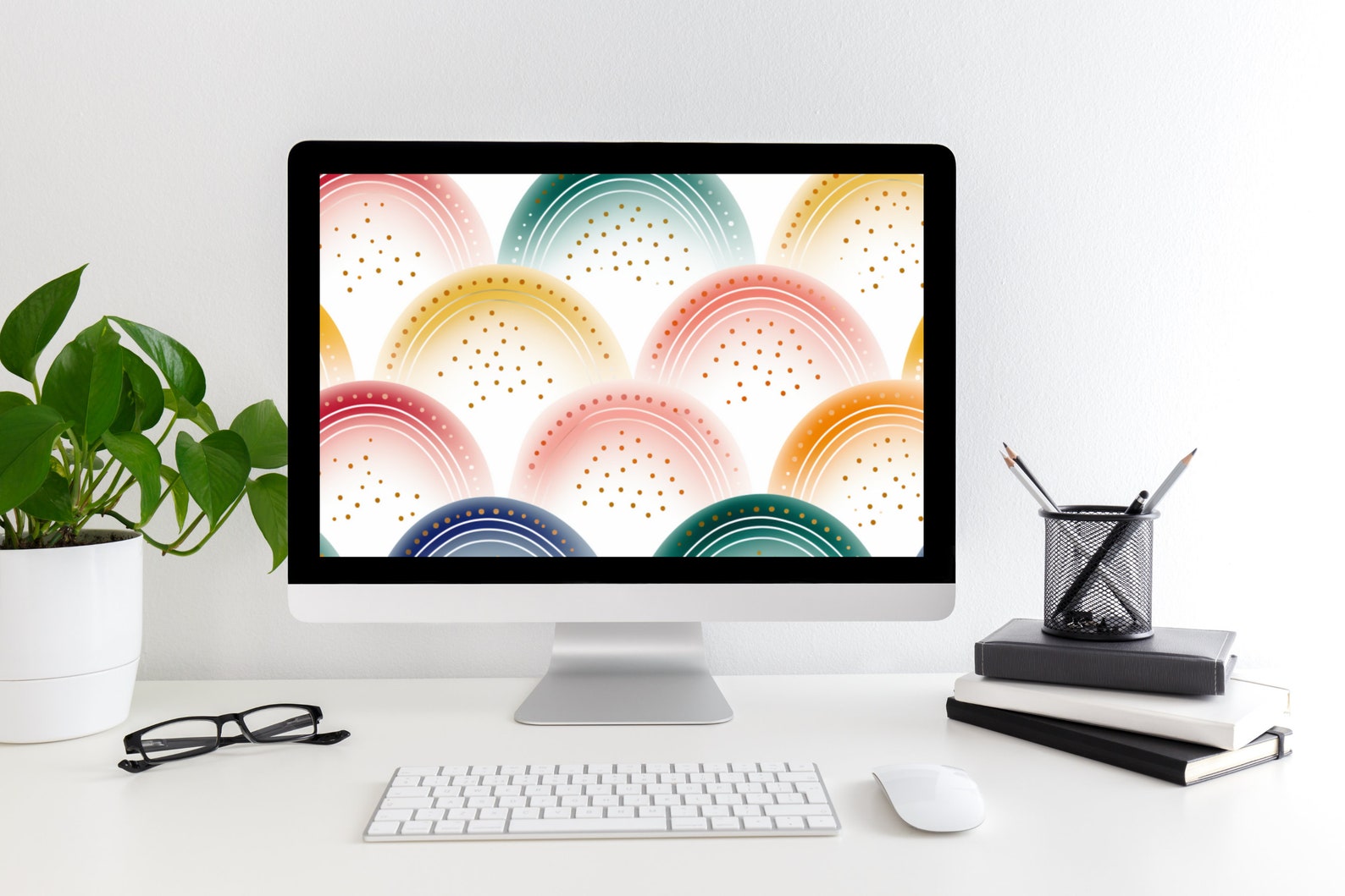 4 Boho Rainbow Desktop Wallpaper Computer Wallpaper Mac Windows Sky ...