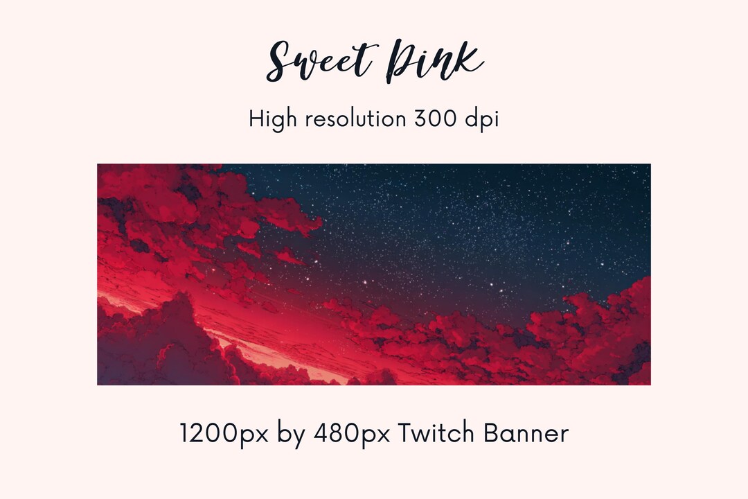 Red Twitch Banner| Twitch Background| | Twitch Profile |thunderstormy ...