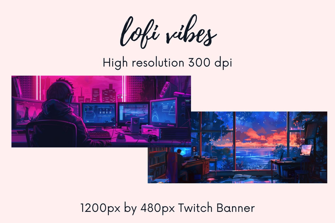 Lofi Twitch Banner| Twitch Background| | Twitch Profile |plant View ...