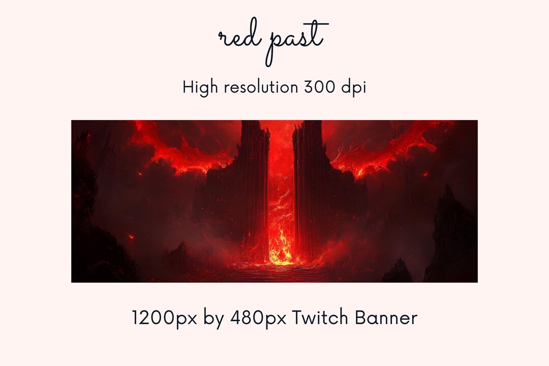 Red Twitch Banner| Twitch Background| | Twitch Profile |thunderstormy ...