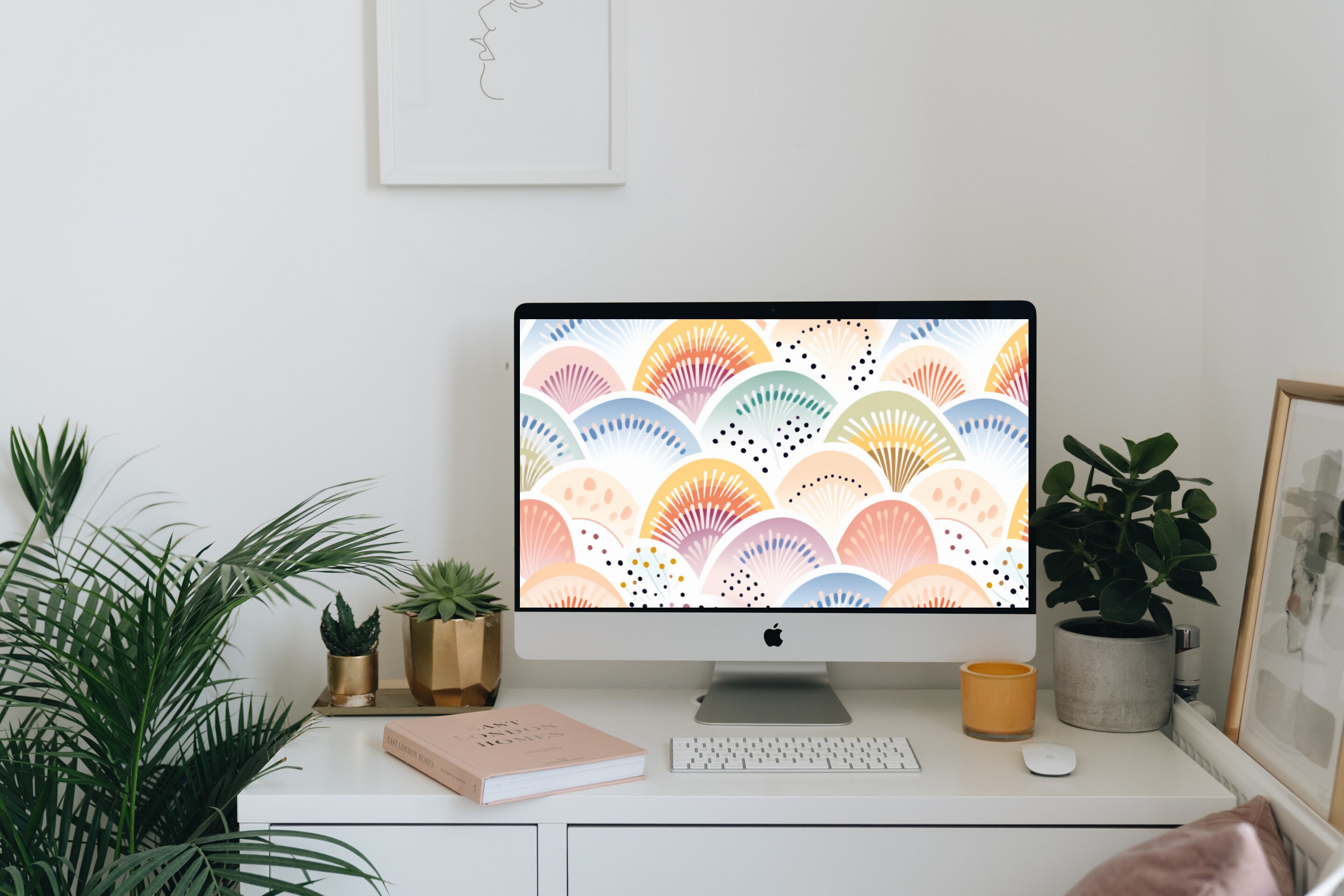 4 Boho Rainbow Desktop Wallpaper Computer Wallpaper Mac Windows Sky ...