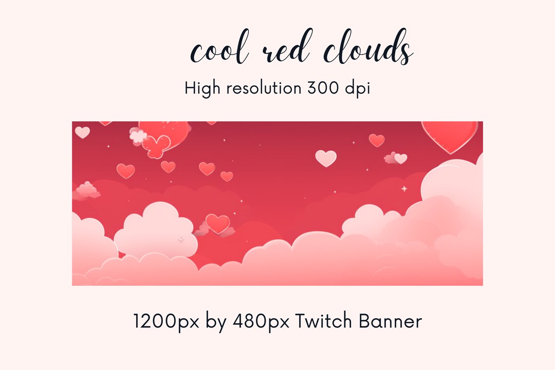 Red Twitch Banner| Twitch Background| | Twitch Profile |thunderstormy ...