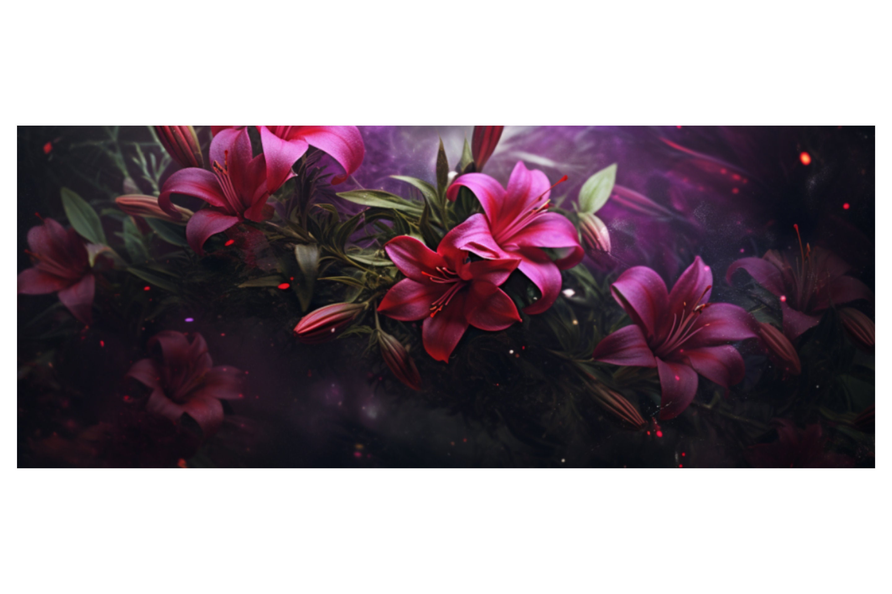 Lilly Twitch Banner Twitch Background Twitch Profile flower - Etsy