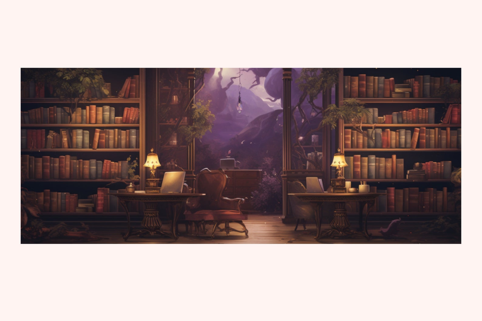 Books Twitch Banner| Twitch Background| | Twitch Profile |plant View ...