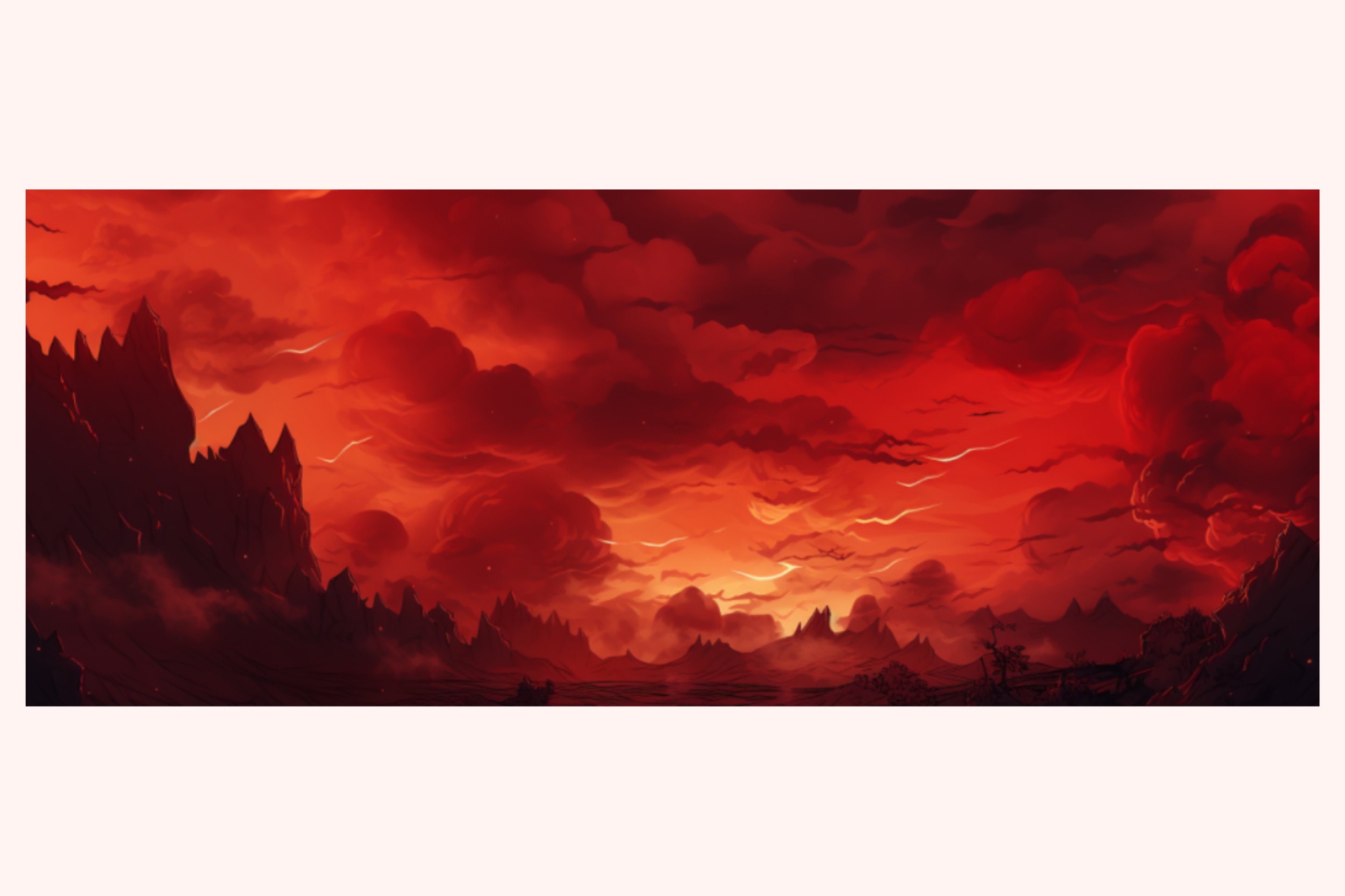 Red Twitch Banner| Seamless Hearts |twitch Background| Twitch Banner ...