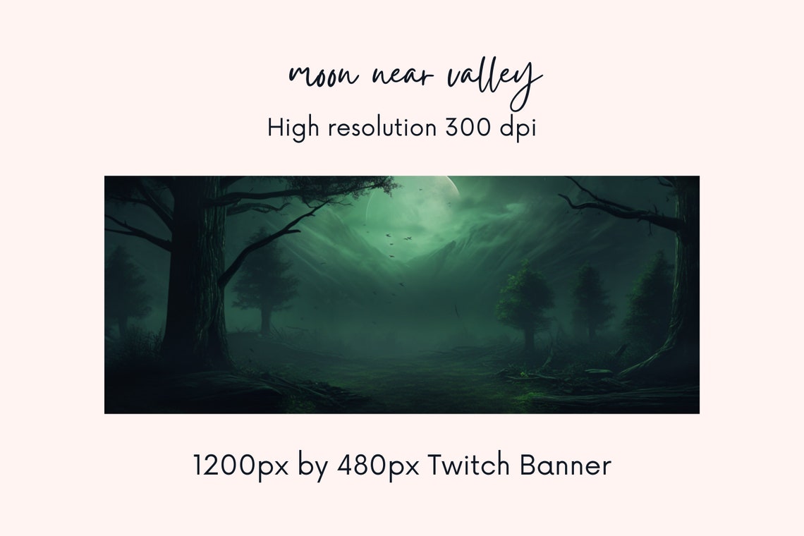 Forest Twitch Banner| Twitch Background| | Twitch Profile ...