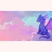 Dragon Twitch Banner| Twitch Background| Multicolor Gradient| Cute ...